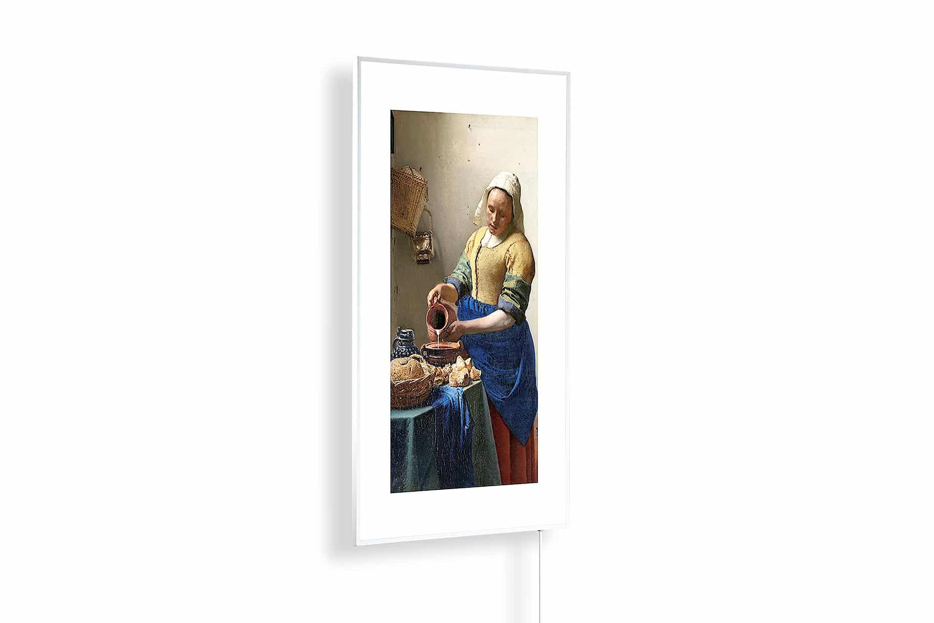 Jan Vermeer - Maid with milk jug Infrared heating - Könighaus Infrared®